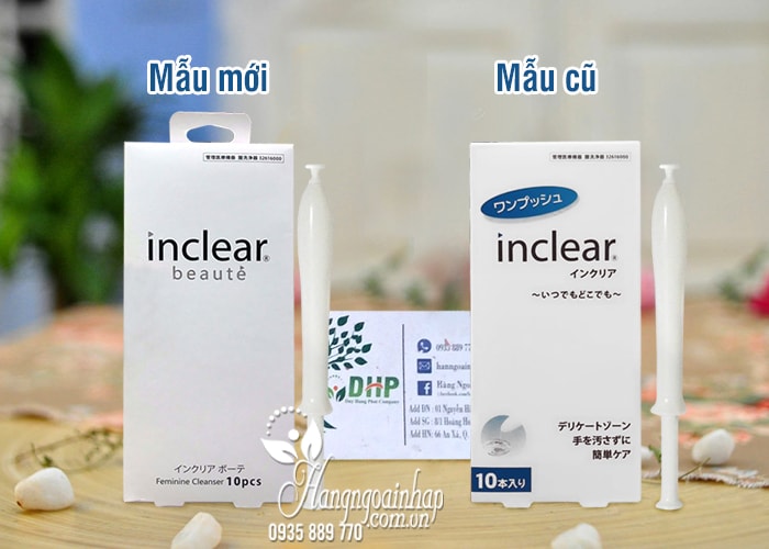 Dung dịch vệ sinh phụ nữ Inclear của Nhật, khử mùi hôi, trị viêm