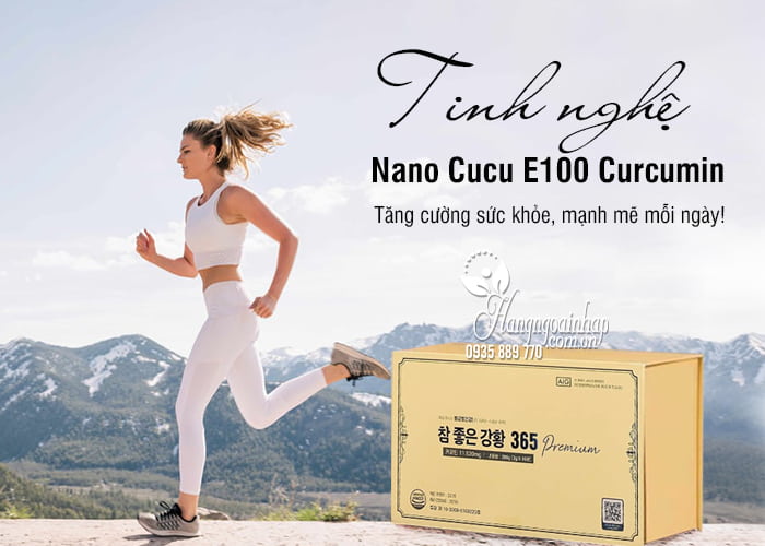 Tinh chất nghệ Nano Cucu E100 365 Curcumin Hàn Quốc,giá tốt