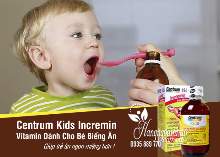 Centrum Kids Incremin – Vitamin Dành Cho Bé Biếng Ăn
