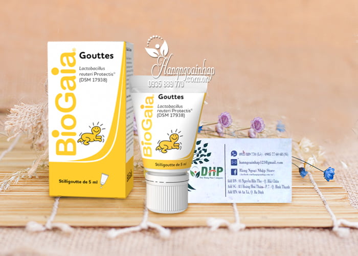Men vi sinh Biogaia Gouttes 5ml dạng nhỏ giọt cho trẻ em của Pháp