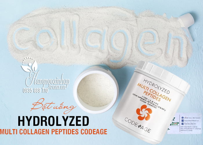 Bột uống Hydrolyzed Multi Collagen Peptides CodeAge 567g