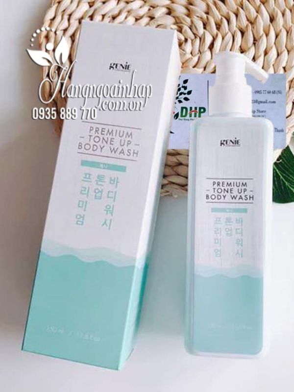 Sữa tắm trắng da Genie Premium Tone Up Body Wash 350ml
