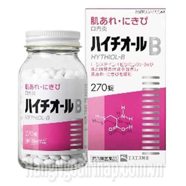 Viên Uống Trị Mụn Trứng Cá Hythiol B 270 Viên Của Nhật