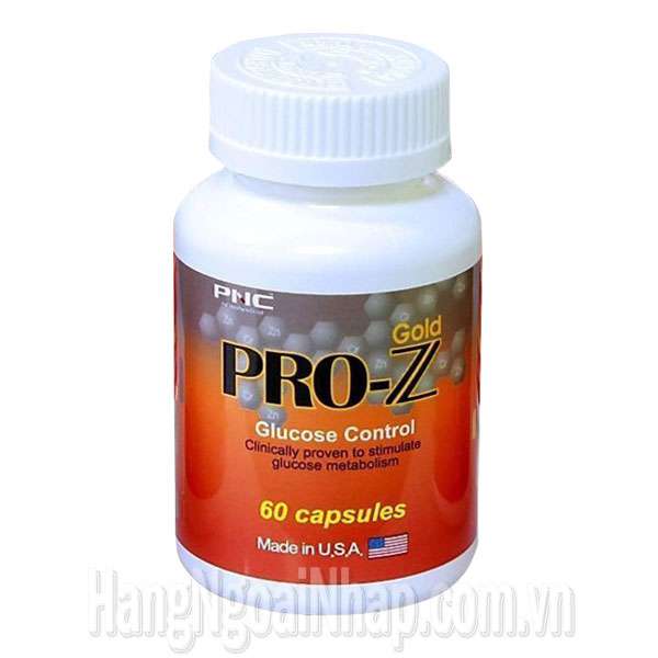 Viên Uống Pro Z Gold Glucose Control Hỗ Trợ Người Bị Tiểu Đường