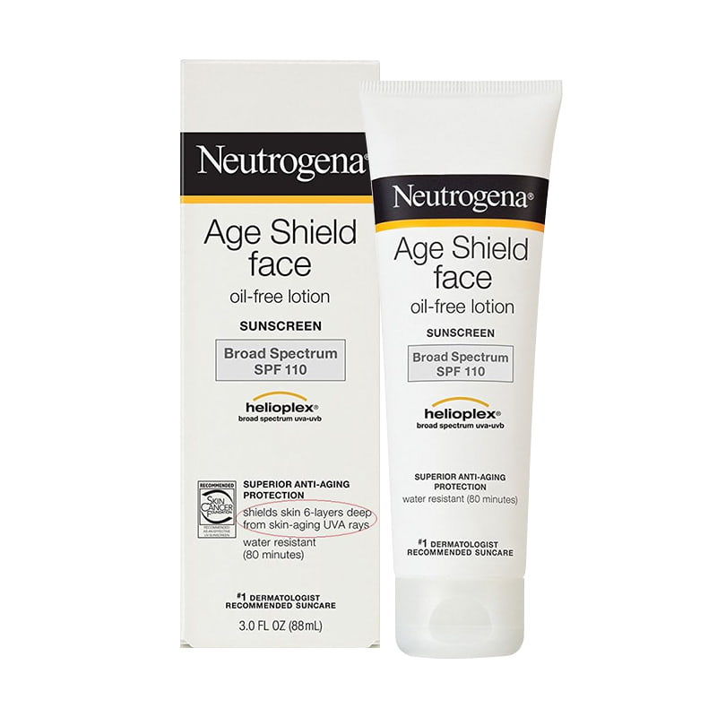 Kem chống nắng Neutrogena Age Shield Face SPF 110 của Mỹ