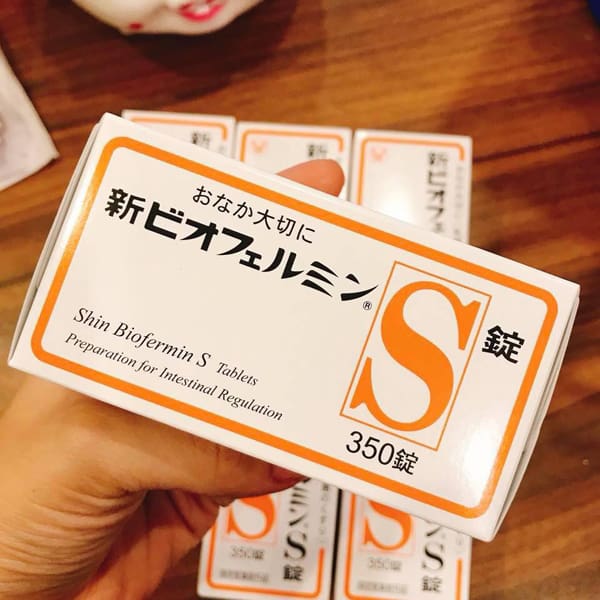 Men tiêu hóa Shin Biofermin S Tablets của Nhật, giá tốt