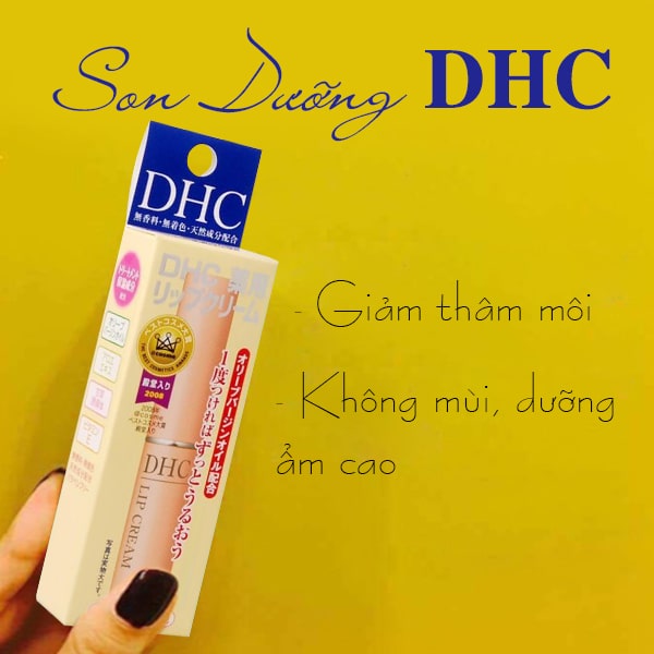 Son dưỡng môi DHC Lip Cream Nhật Bản thỏi 10g
