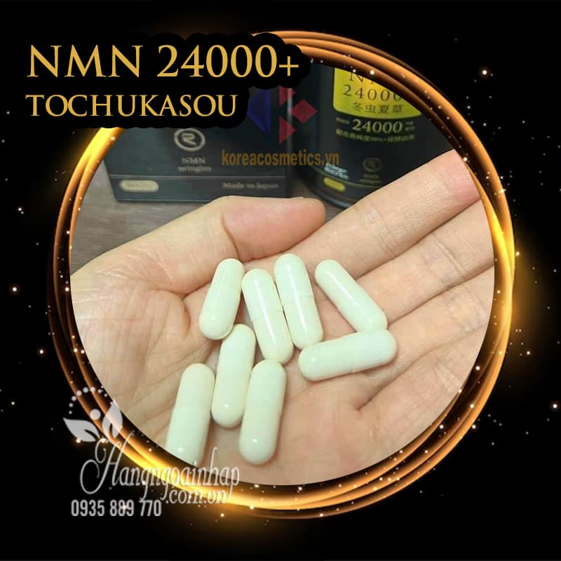 Viên uống NMN 24000+ Tochukasou của Nhật hộp 90 viên, giá tốt