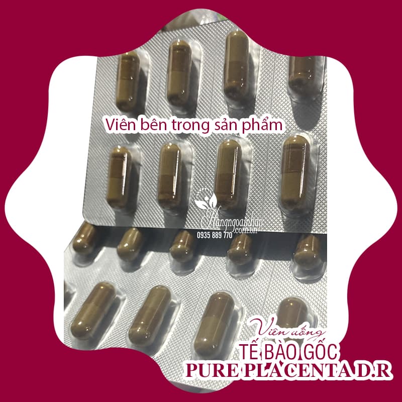 Viên uống tế bào gốc Pure Placenta D.R 100 viên Nhật Bản