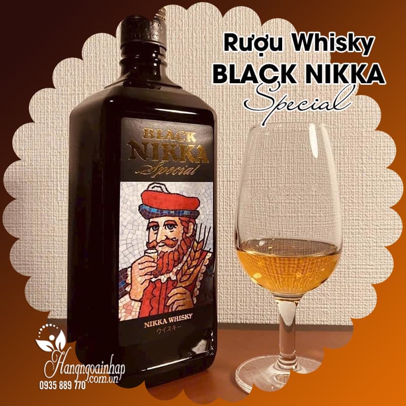 Rượu whisky Black Nikka Special 720ml của Nhật Bản, giá tốt