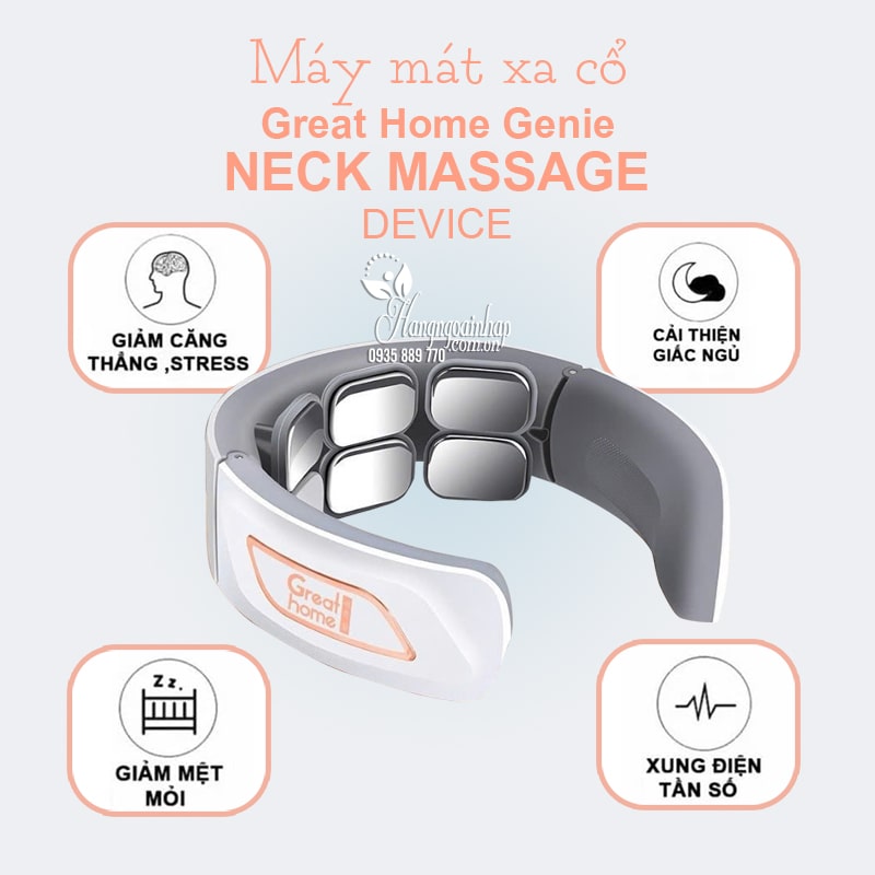 Máy mát xa cổ Great Home Genie Neck Massage Device