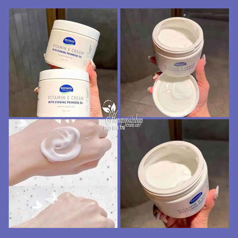 Kem dưỡng da Redwin Vitamin E Cream 330g của Úc mẫu mới