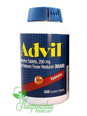 Thuốc giảm đau hạ sốt Advil của Mỹ hộp 300 viên