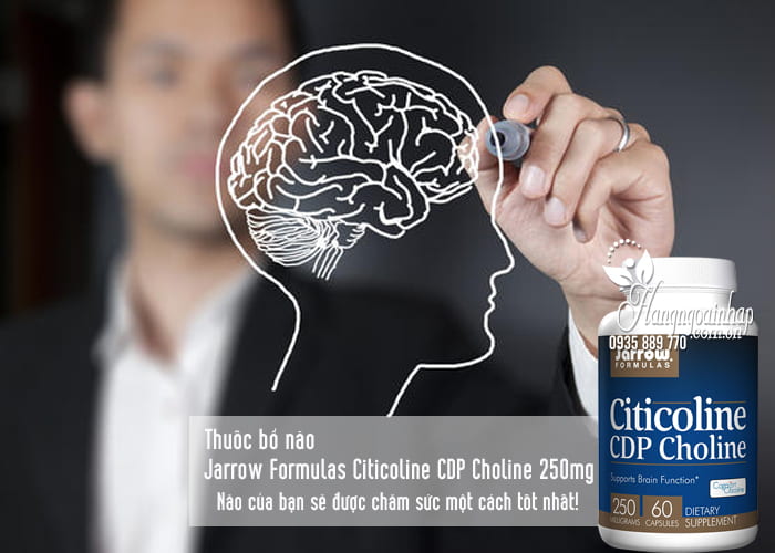 Thuốc bổ não Jarrow Formulas Citicoline CDP Choline 250mg